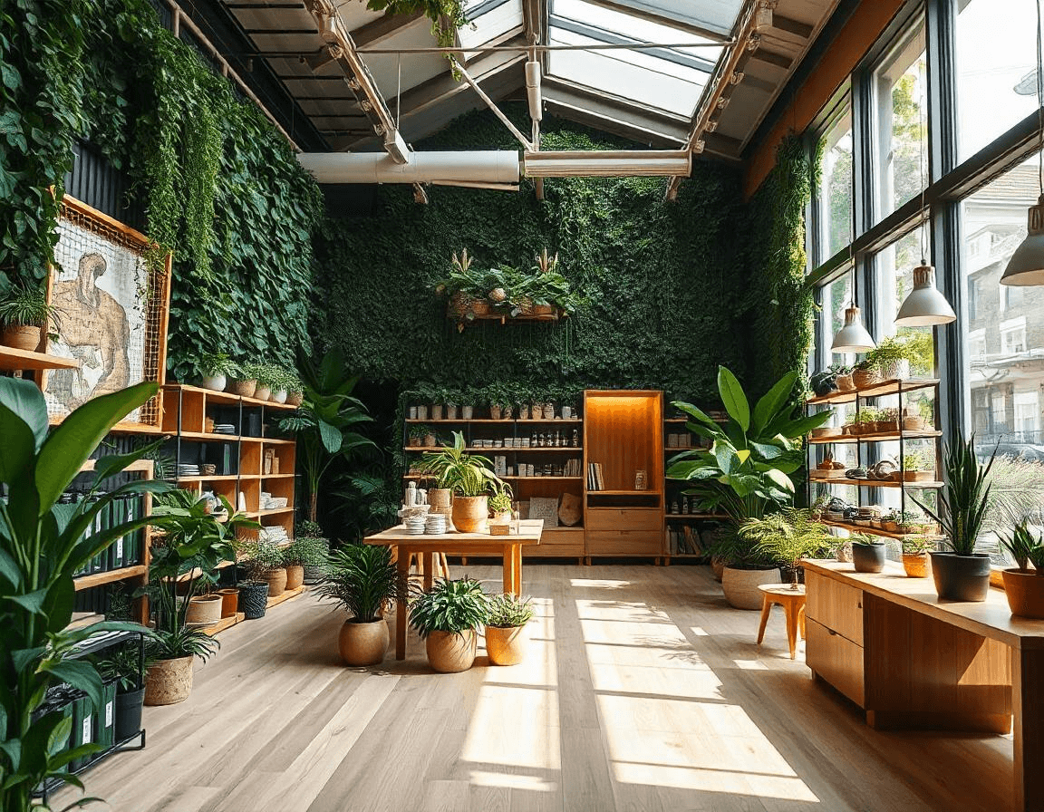 Design biofílico em espaços comerciais: confira a tendência